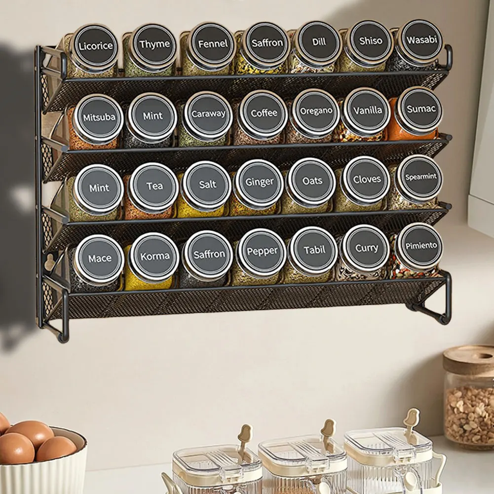 Kitchen-Organizer-Metal-Hanging-Racks-For-Home-Restaurant-Wall-Mounted ...