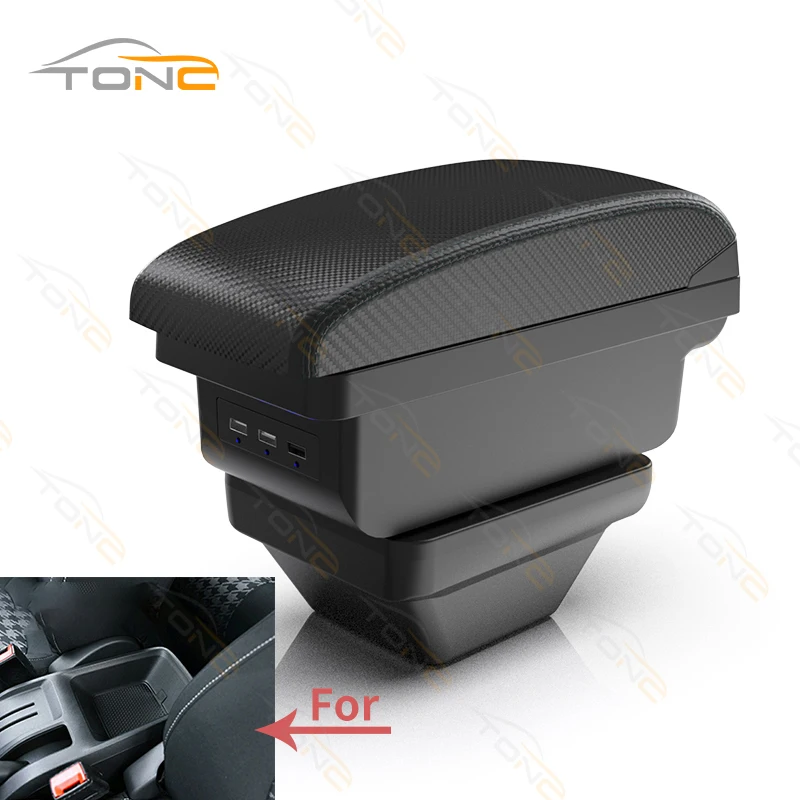 For-MG-ZS-armrest-box-central-console-accessories-multi-functional-3USB ...