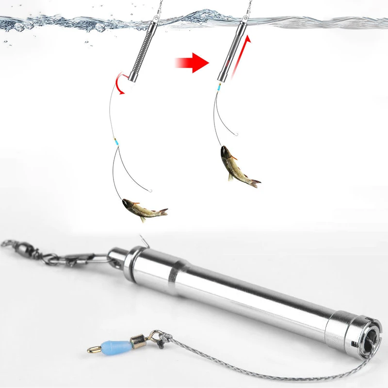 Camping-Automatic-Fishing-Device-Spring-Ejection-Hook-trigger-spring ...