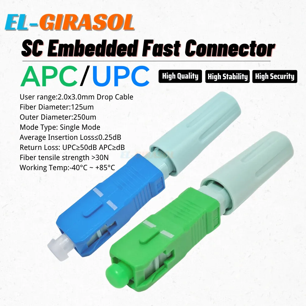 SC-APC-UPC-SM-Single-Mode-Optical-Connector-FTTH-Tool-Cold-Connector ...