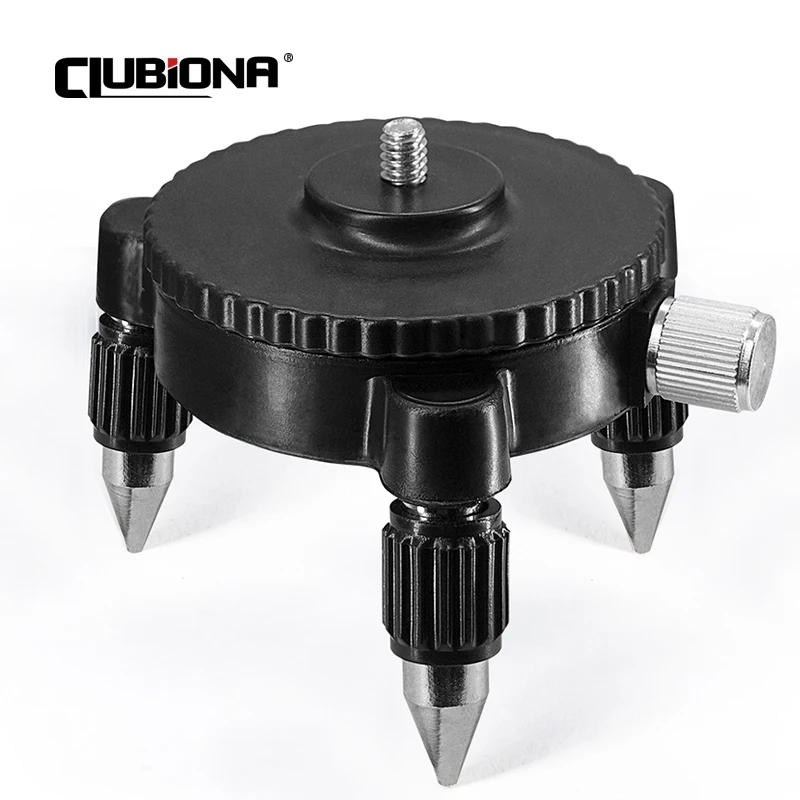 Clubiona 360 Adjustable Swivel Base Tripod Adapter For 1/4" Inch Laser ...