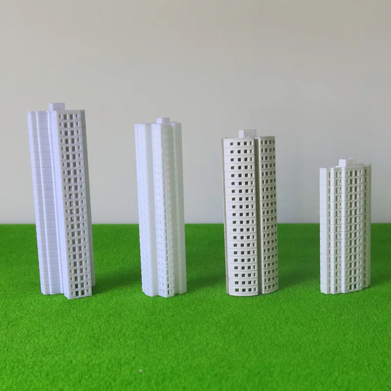 Simulation-Miniature-Building-Model-Kit-ABS-Plastic-Architecture-House ...