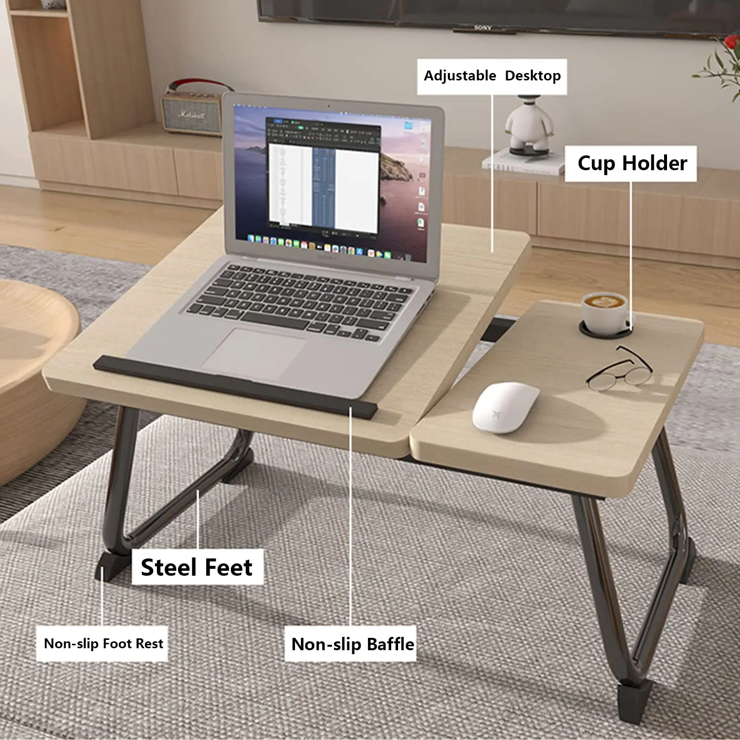 Computer-Table-Laptop-Table-for-Bed-Office-Desks-Multifunctional-Table ...