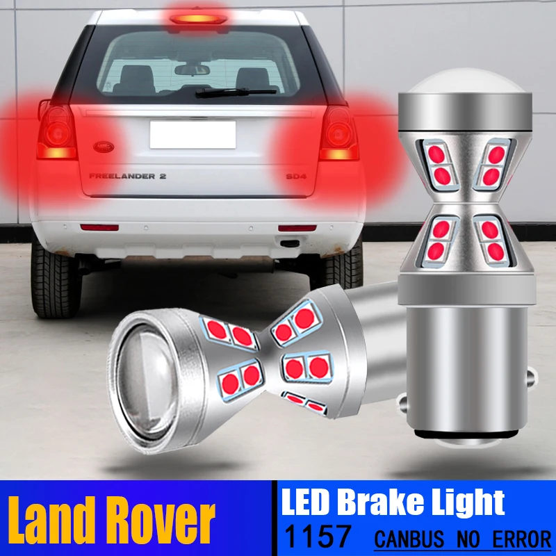 2pcs Led Brake Light Bulb Tail Lamp P21/5w 1157 Ba15d Canbus For Land ...