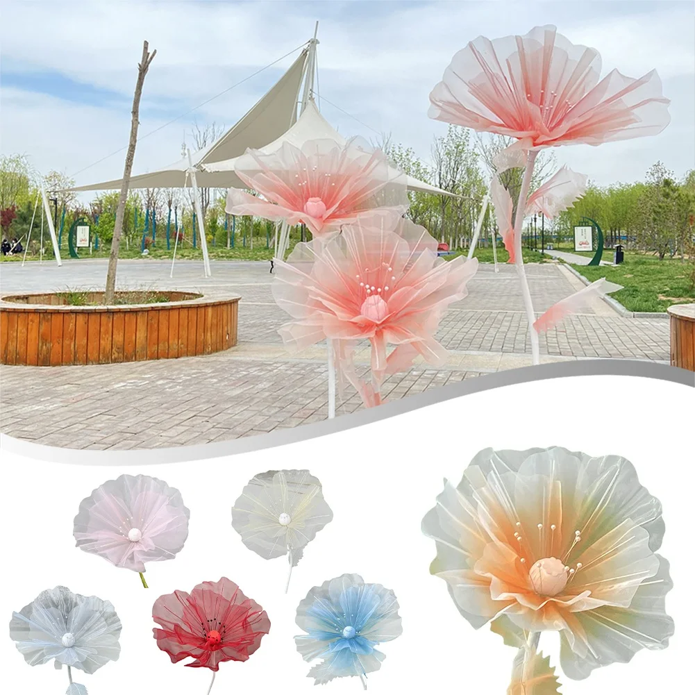 Silk-Screen-Flowers-Simulated-Silk-Cloth-Flowers-Large-Flower-Outdoor ...