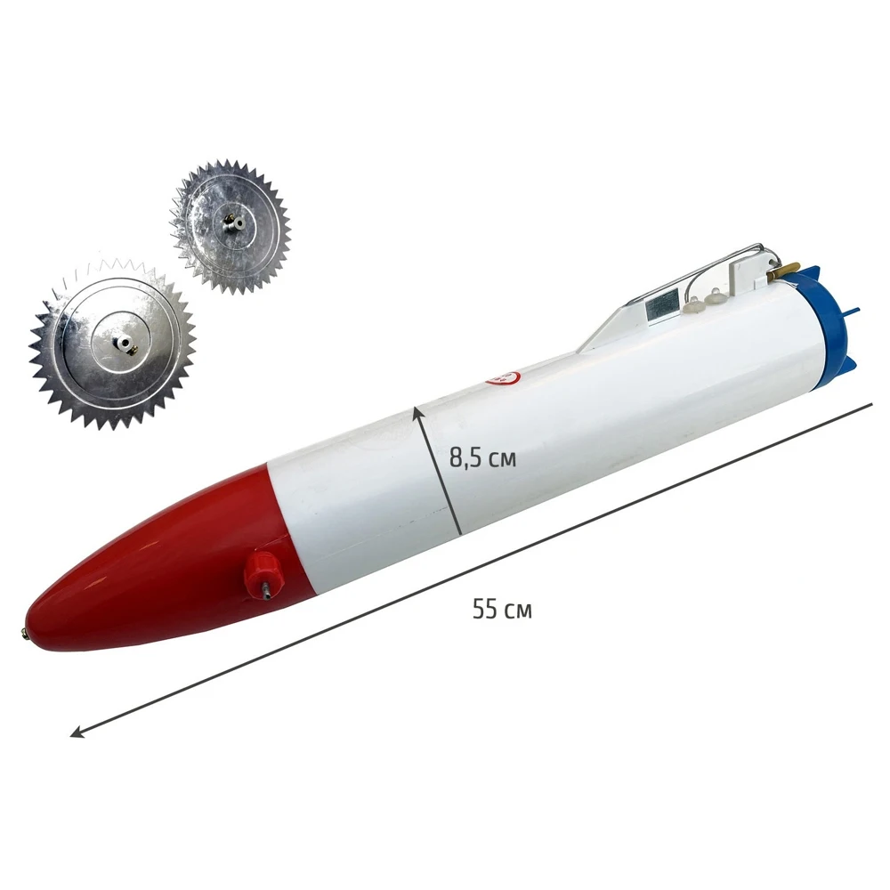 Torpedo for winter fishermen / torpedoes to stretch ice, plastic ...