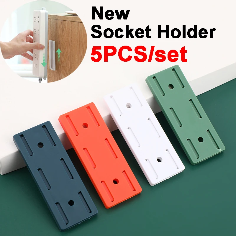 New-Router-Wall-Mounted-Hanging-Holders-Self-adhesive-Punch-Free-Socket ...