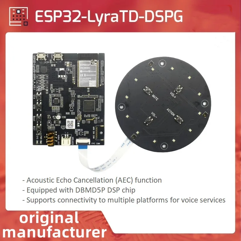 ESP32-LyraTD-DSPG-development-board-on-board-ESP32-WROVER-B-WiFi-Bluetooth-module-DSP-AEC ...