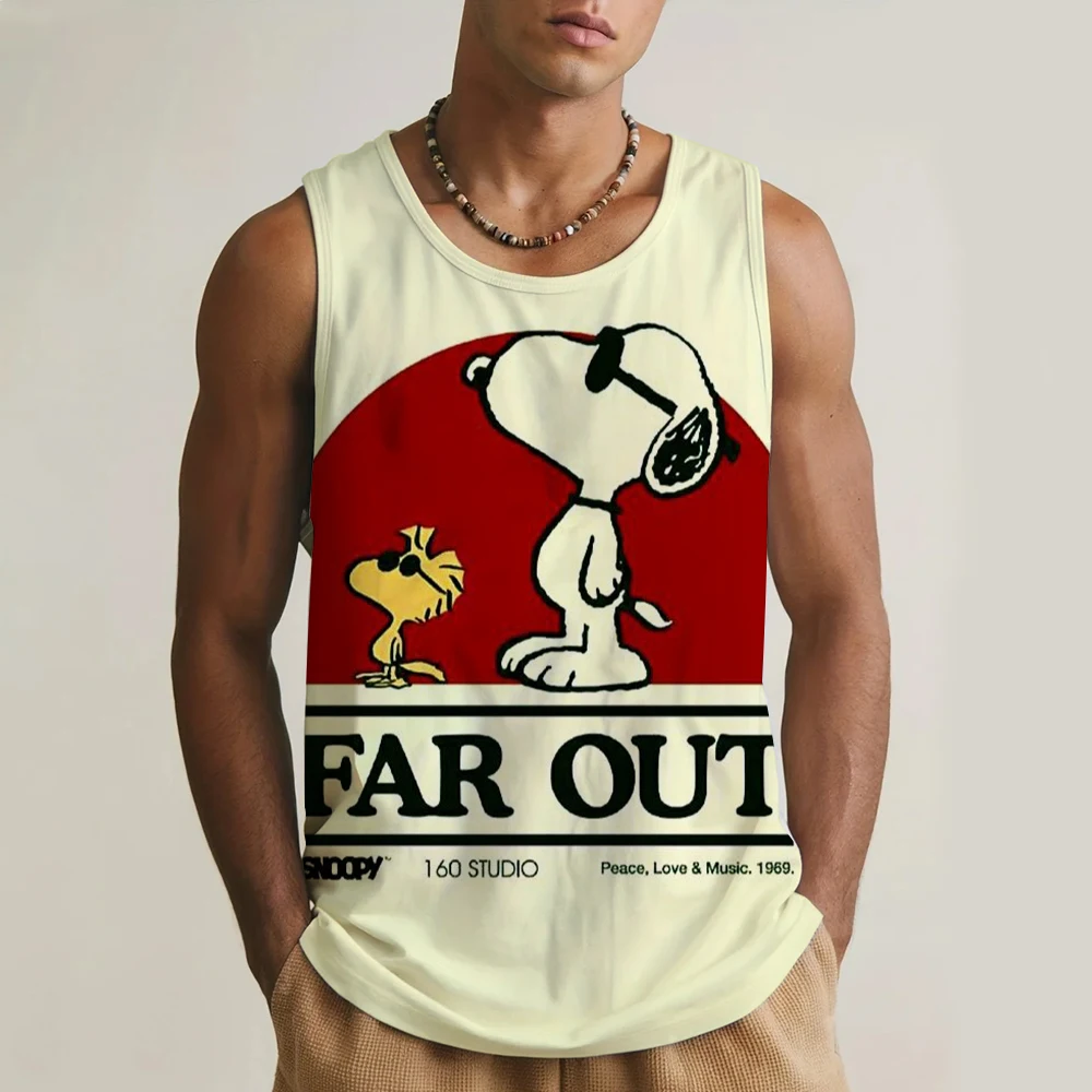 Snoopy Muscles: The Ultimate Tank Top for Casual Fitness and Summer Comfort
