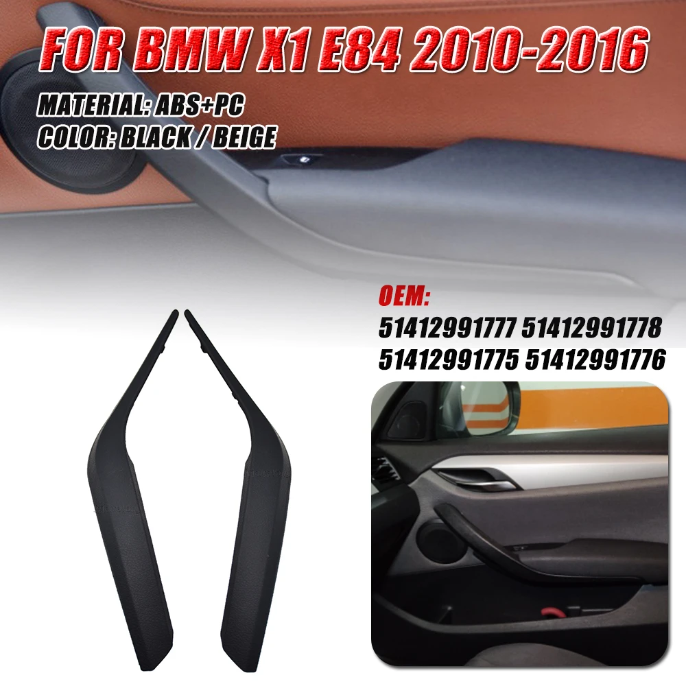 For-BMW-X1-E84-Car-Interior-Door-Inner-Panel-Handle-Pull-Covers-2010 ...