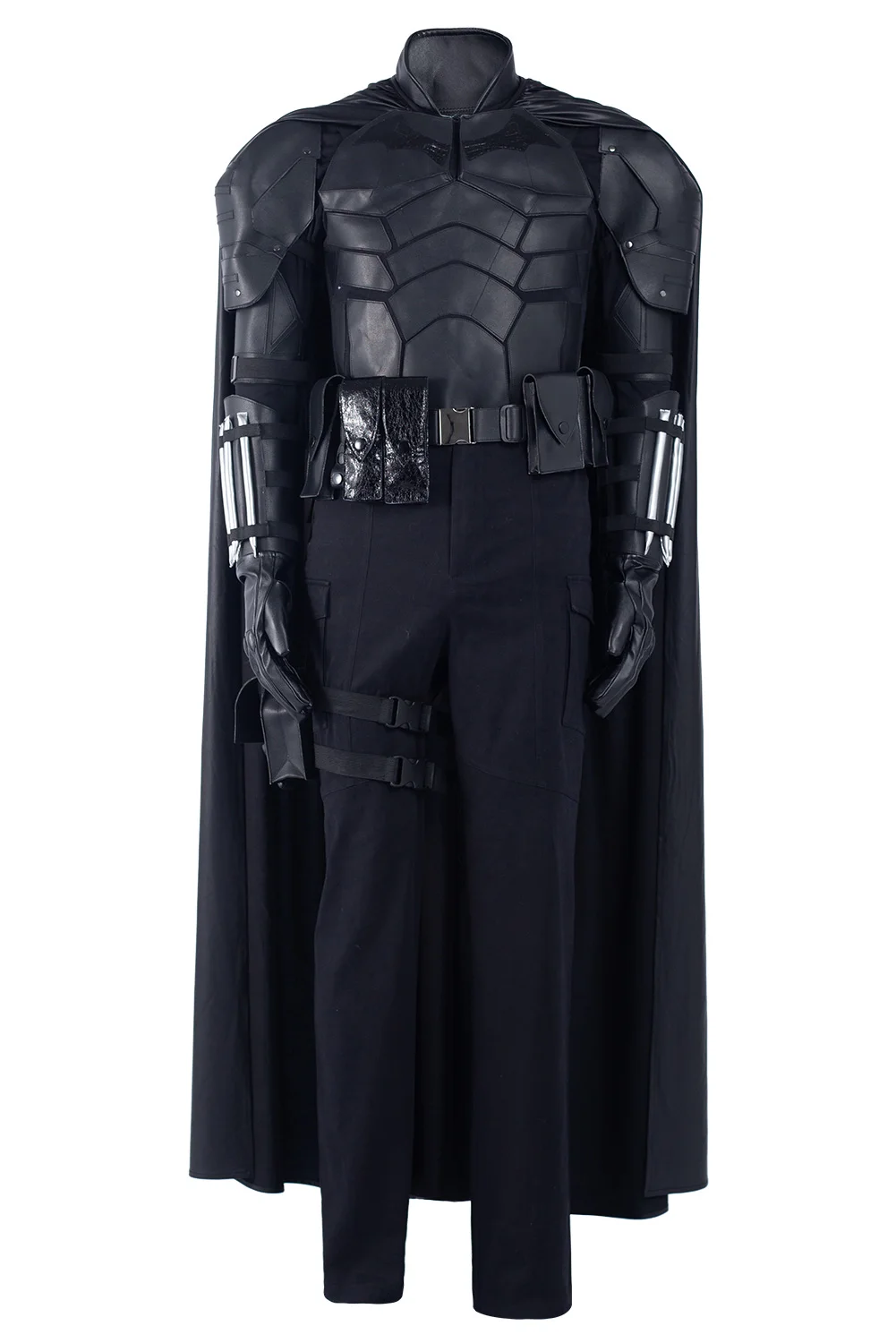 Bruce Cosplay Wayne Costume Superhero Pants Cloak Outfits Man Halloween ...