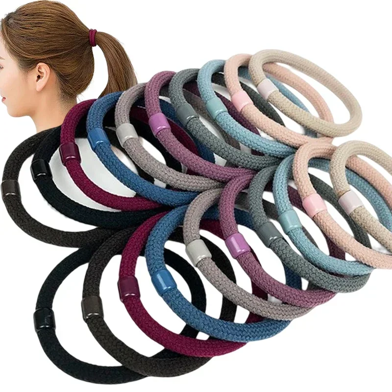 10Pcs-Set-Women-Elastic-Hair-Bands-Girls-Colorful-Nylon-Rubber-Bands ...