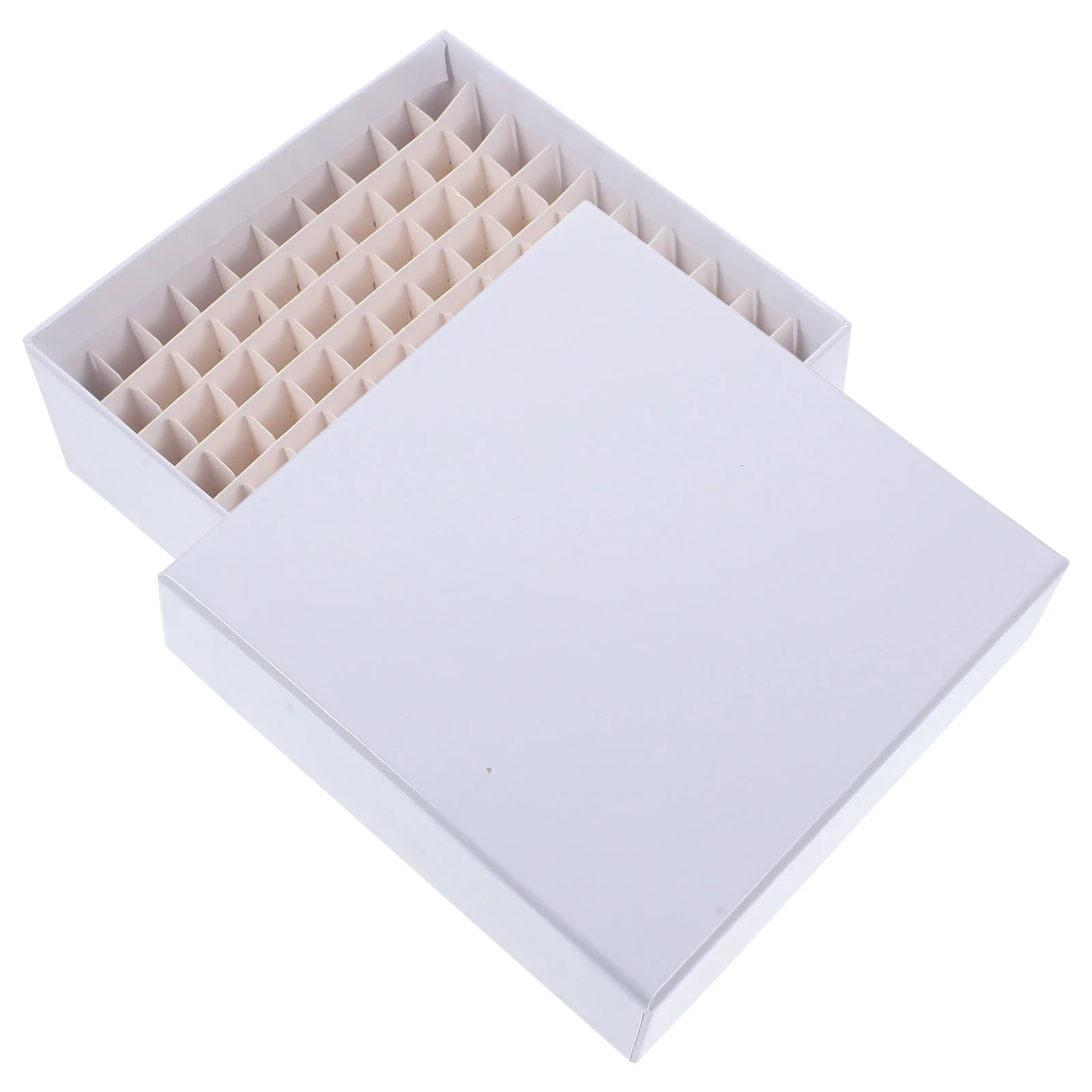 100Grid Waterproof Paper Tube Storage Box Freezer Sample Holder Lab ...