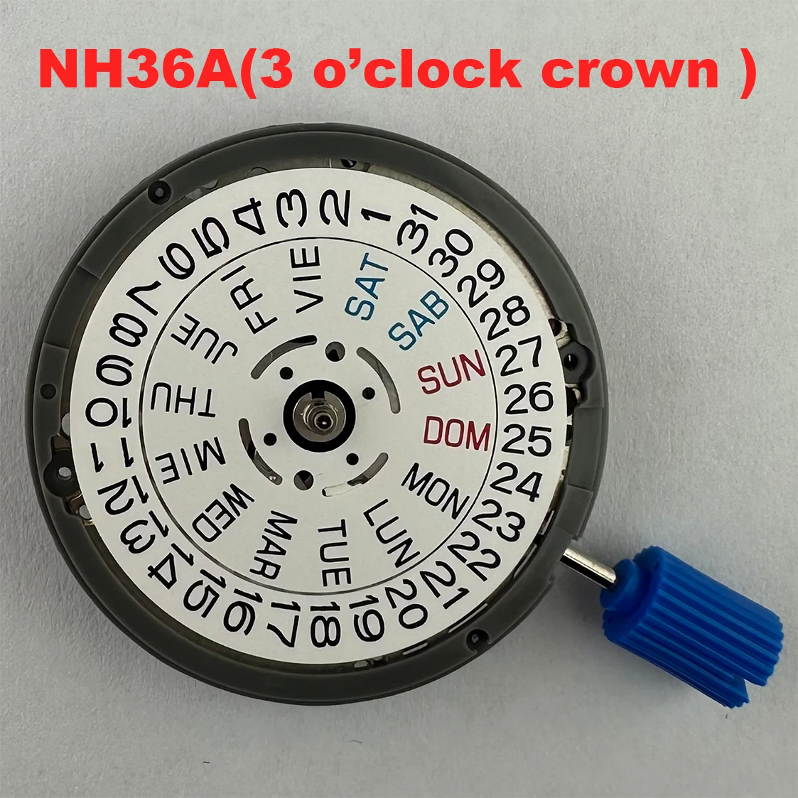 NH36A-Mechanical-movement-High-precision-white-3-point-crown ...