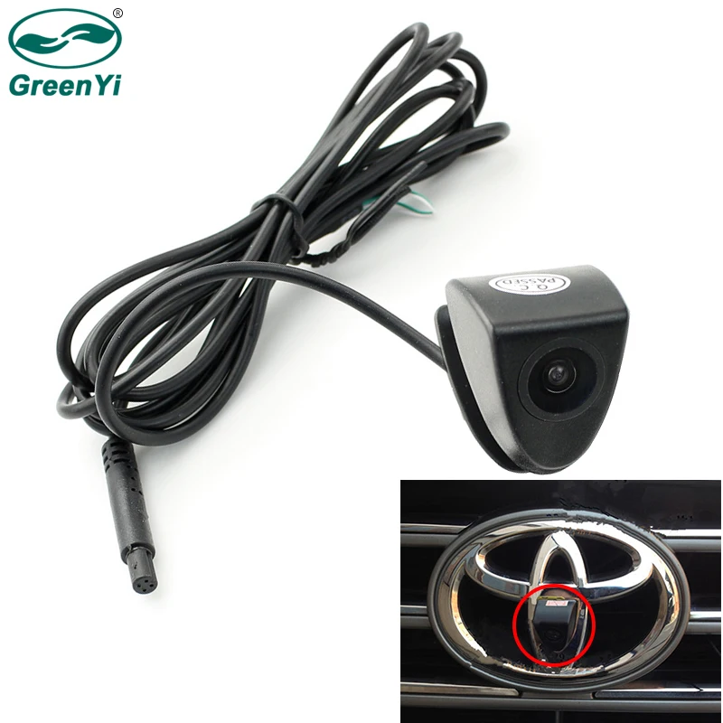 Greenyi Ccd Hd Car Front View Logo Parking Reversing Camera For Toyota ...
