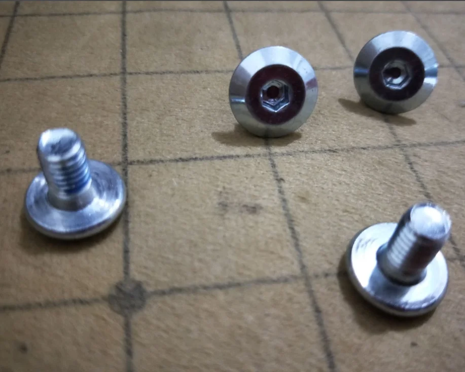 4 Pieces Skate Screws for Skate Boots Inline Skate Boots Nails Speed ...