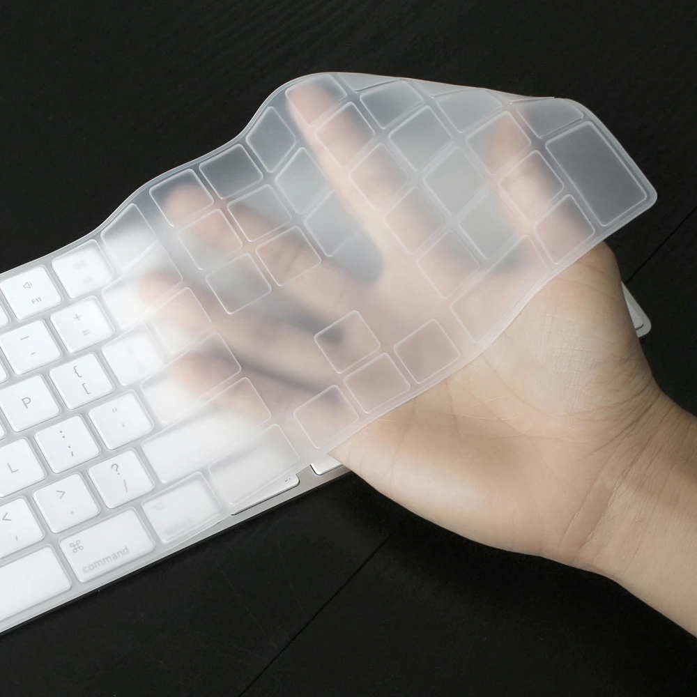 For-Magic-Keyboard-Silicone-transparent-keyboard-protective-cover-For ...