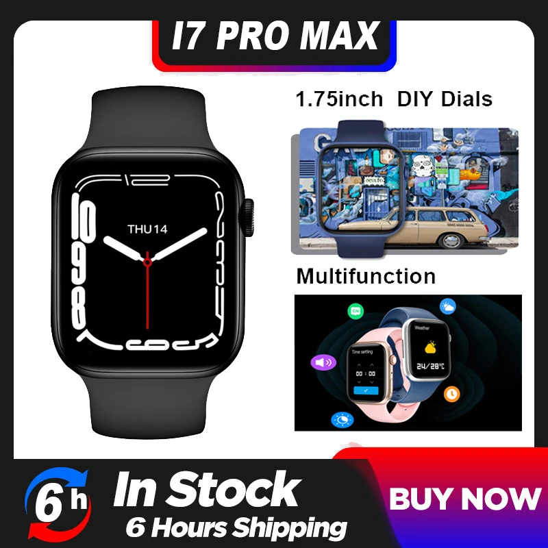 2022 Newest Series 7 I7 Pro Max Smartwatch Diy Dials Men Women Sport ...