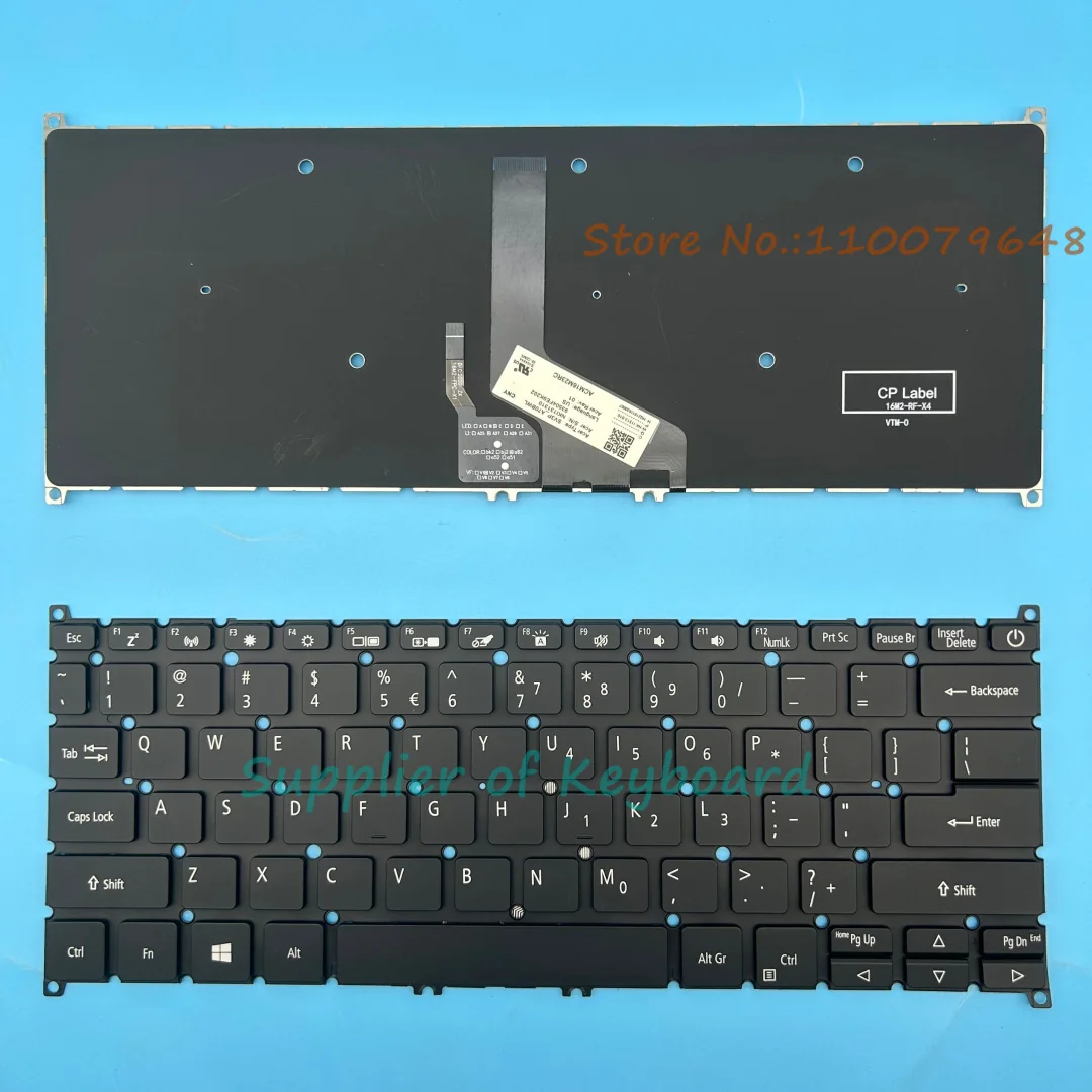 NEW English Keyboard For ACER Swift 5 SF514-51T SF514-52T SF514-52TP ...