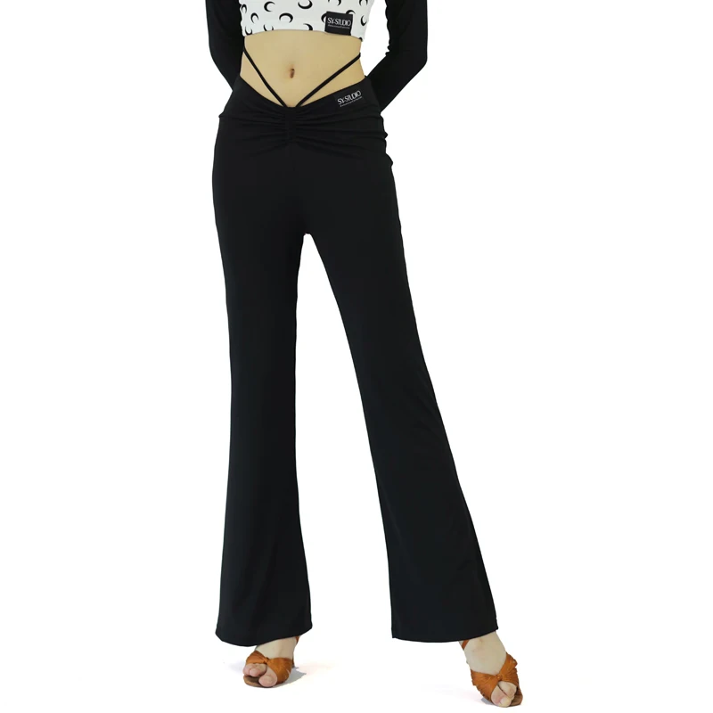 Sexy-Latin-Dance-Pants-Women-Stage-Costume-Samba-Trouser-Tango-Outfit ...