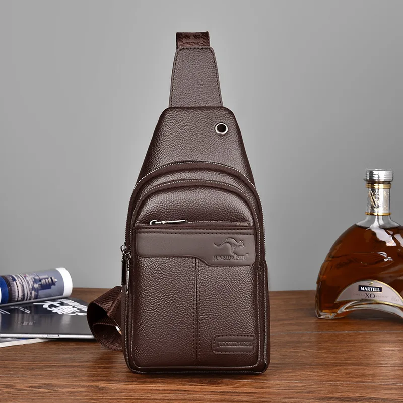 Luxury-Brand-Chest-Pack-Leather-Messenger-Bag-Male-Business-Crossbody ...