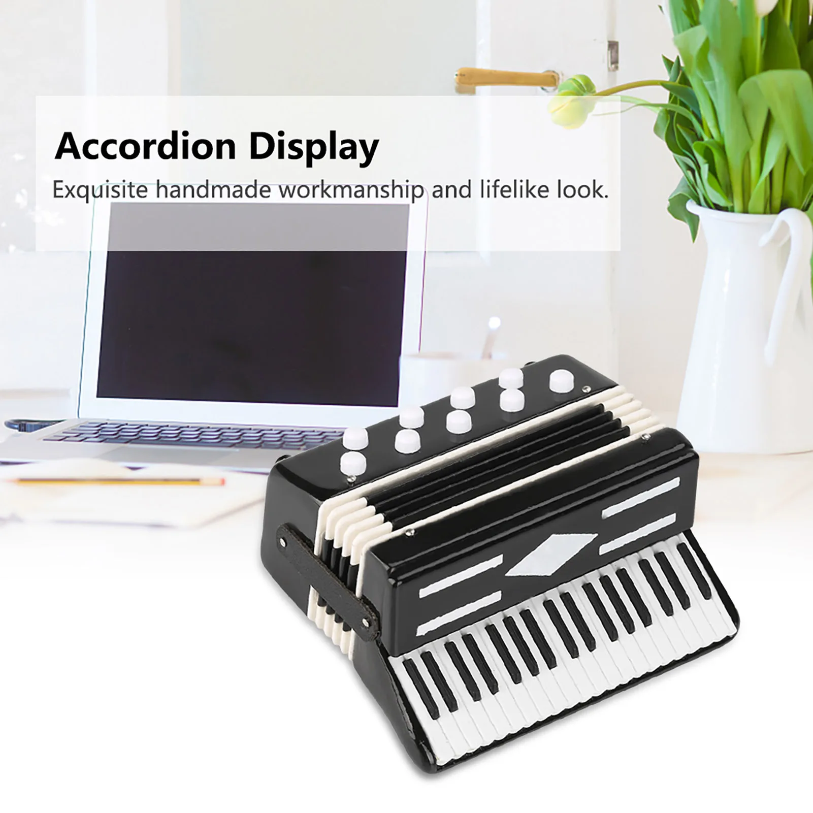 Decoración de acordeón, modelo de acordeón en miniatura, modelo de ...
