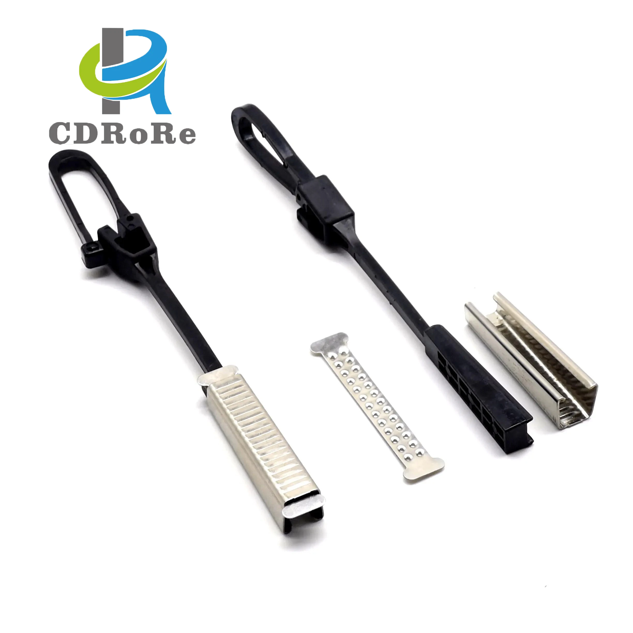 300pcs Fiber Optic Cable Drop Wire Tension Clamp Wire Rope Cable Clamp ...