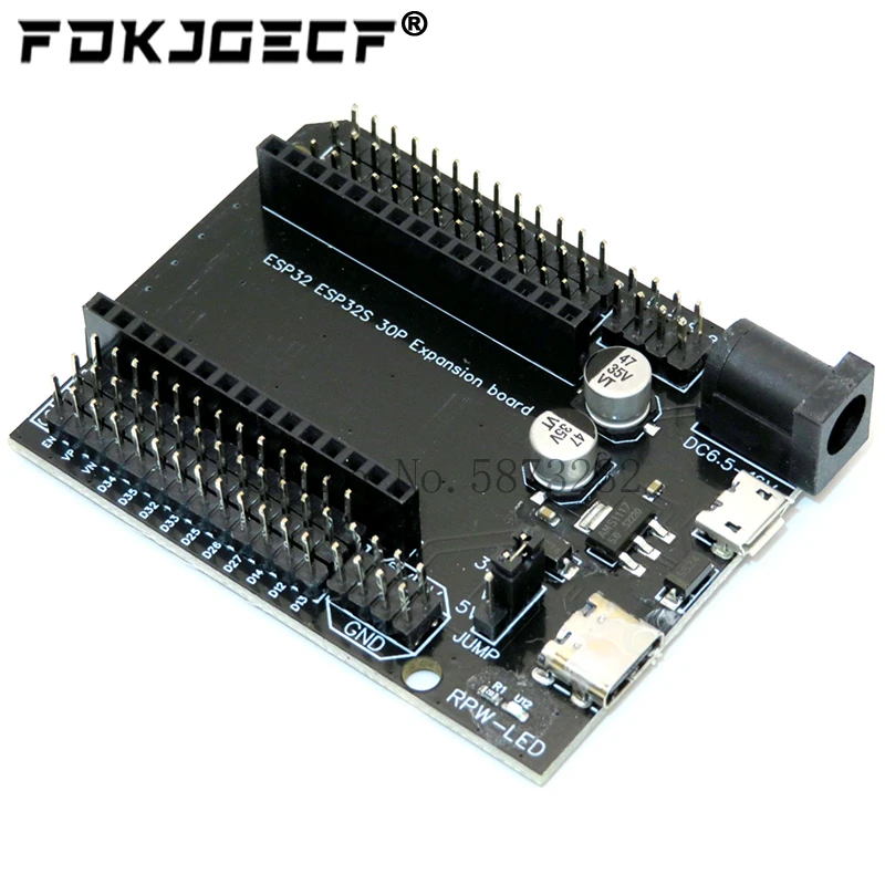 Placa de expansión ESP32 30P DEVKIT V1, módulo de placa de potencia ...