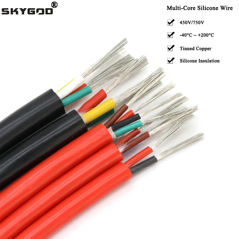 High Temperature Cable Silicone | Flexible Silicone Cable | Flexible Silicone Wire - Electrical ...