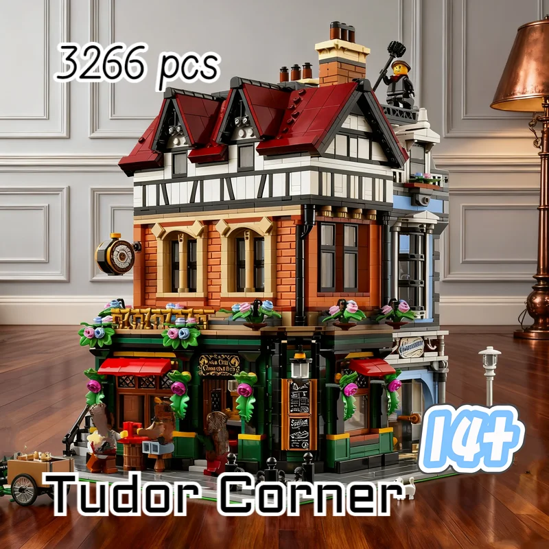 Lego Icon Tudor Corner 10350: A Realistic Modular Build for Enthusiasts ...