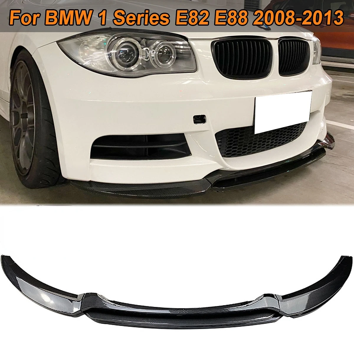 4PCS-SET-Front-Bumper-Lip-Spoiler-Splitter-Deflector-Guard-Body-Kit-For ...