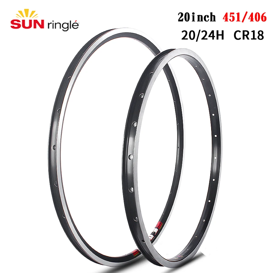 SUNRingle-20inch-406-CR18-bike-rim-double-layer-aluminum-alloy-451-20 ...