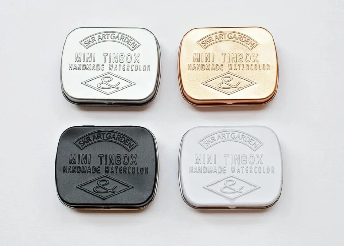 Aquarel Verf Tin Box Aparte Verf Palet Schilderij Opbergvak ...