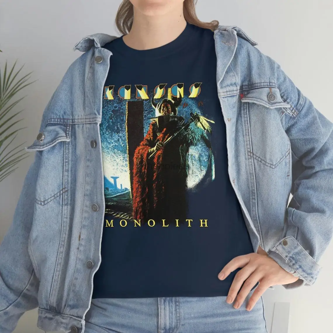 Kansas-Monolith-Band-poster-lbum-cover-T-shirt-todos-os-tamanhos-S-5XL ...