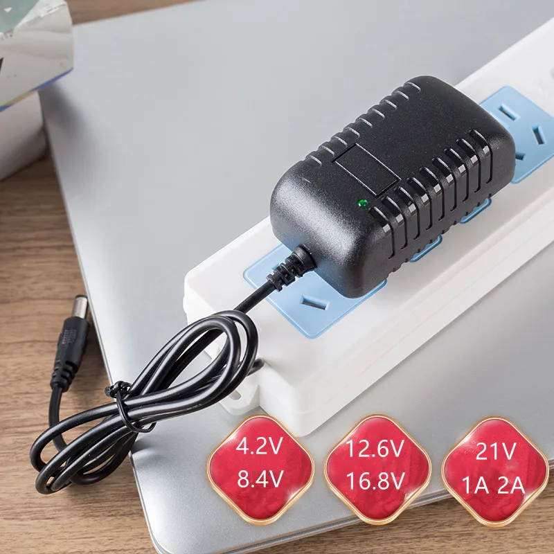 21V 8.4V 12.6V 16.8V 1A 2A 2000ma AC/DC Adapter Power Supply Charger ...