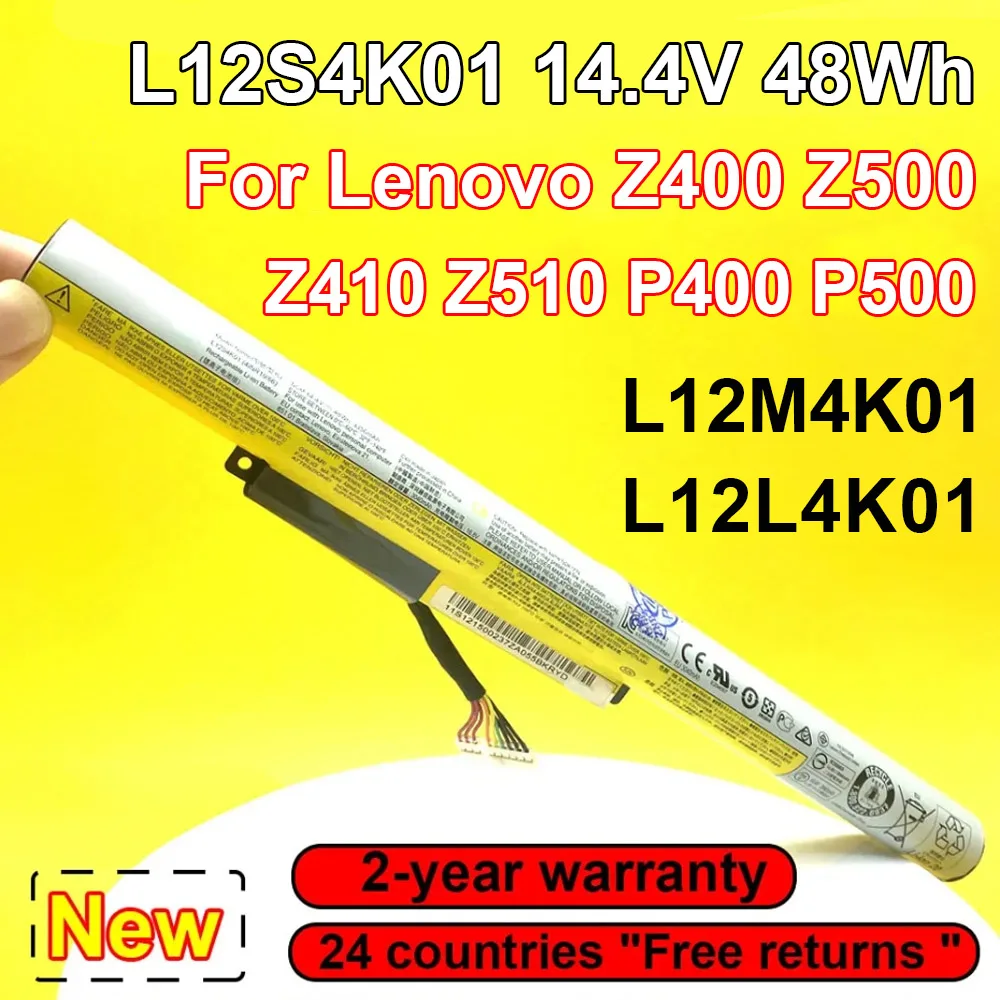 Laptop-Battery-For-Lenovo-Z500-Z510-Z400-Z410-P500-P400-Series-L12S4K01 ...