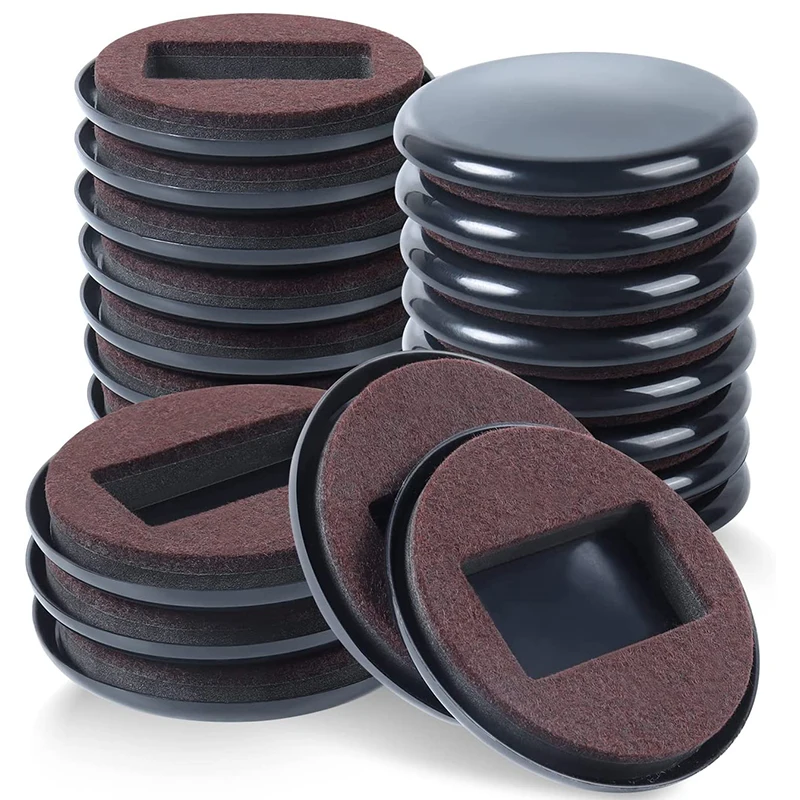 15PCS Furniture Wheels Stopper Easy Move Bed Sofa Slider Pads Table ...