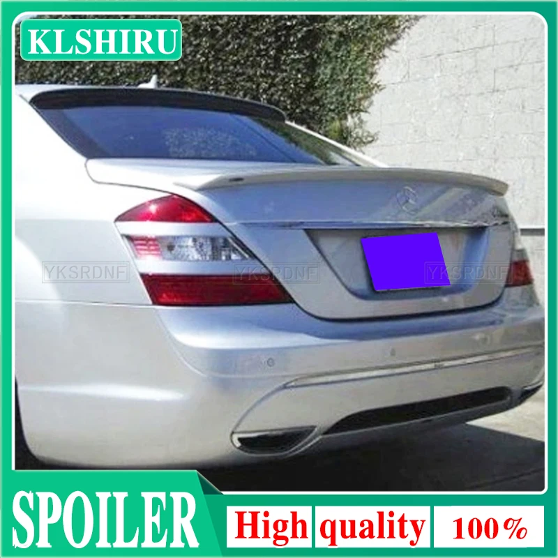 For-Mercedes-Benz-S-Class-W221-Spoiler-2006-2015-S65-High-Quality-ABS ...