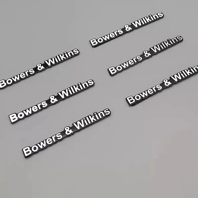 6X-Aluminum-B-W-BOWERS-WILKINS-Audio-Sticker-BW-Speaker-HI-FI-Walkman ...