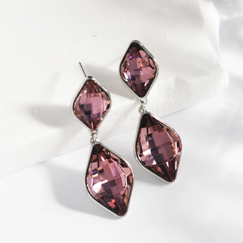 Austrian Crystals Earrings | Austria Crystal Earring | Austrian Luxury ...