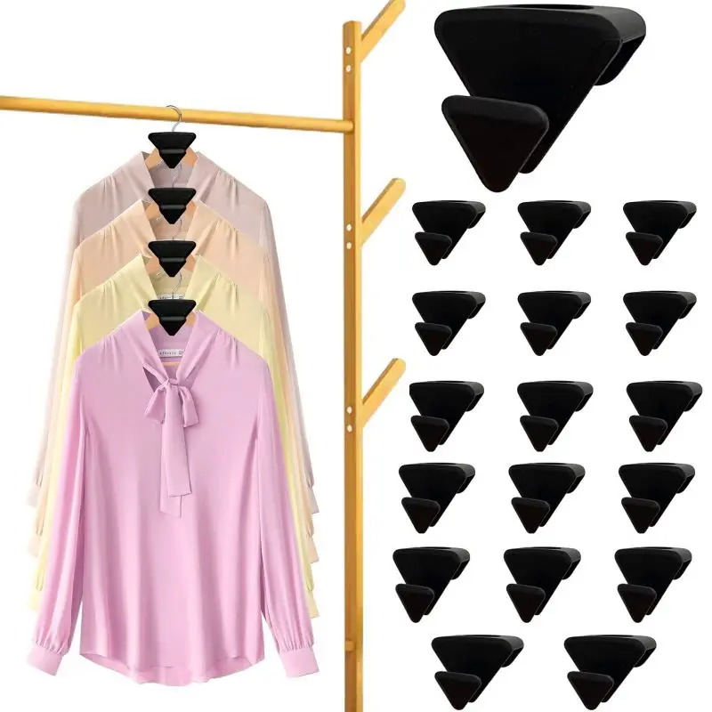 Space-Saving-Triangles-For-Hangers-18pcs-Heavy-Duty-Cascade-Hangers ...