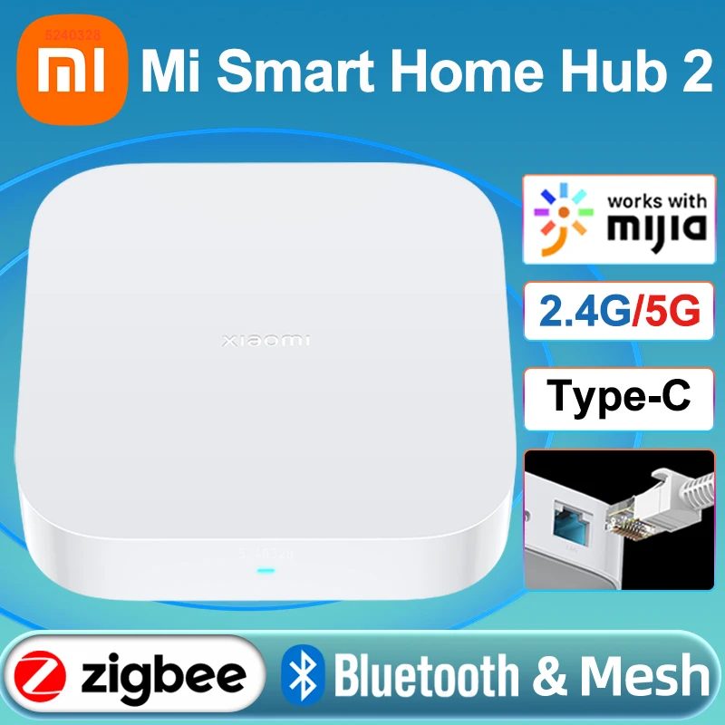 Xiaomi Hub inteligente multimodo 2022, Gateway 2, WiFi Dual, 5G y 2,4G, Puerto RJ45, malla ...
