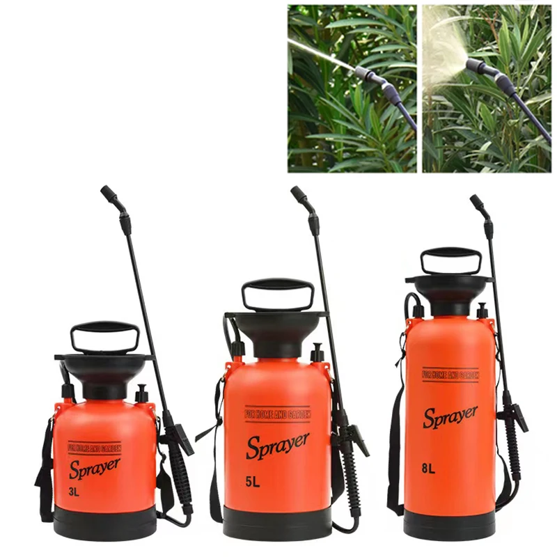 Air Pump 3/5/8L Backpack Spray Lawn Garden Disinfection Cleaning Car ...