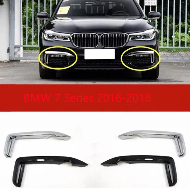 Front-Bumper-Fog-Lamp-Grille-Electroplating-Decorative-Bright-Strip-For ...