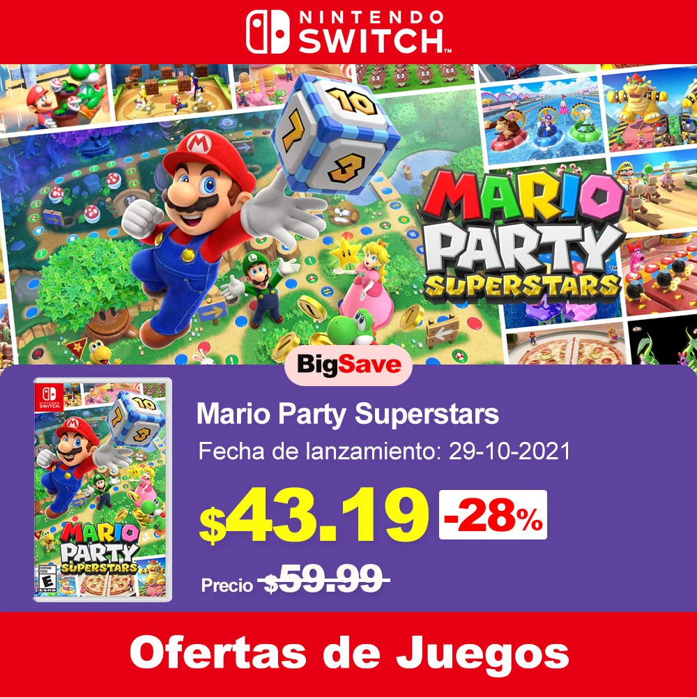 Mario-Party-Superstars-Nintendo-Switch-Game-Deals-100-Official-Original ...