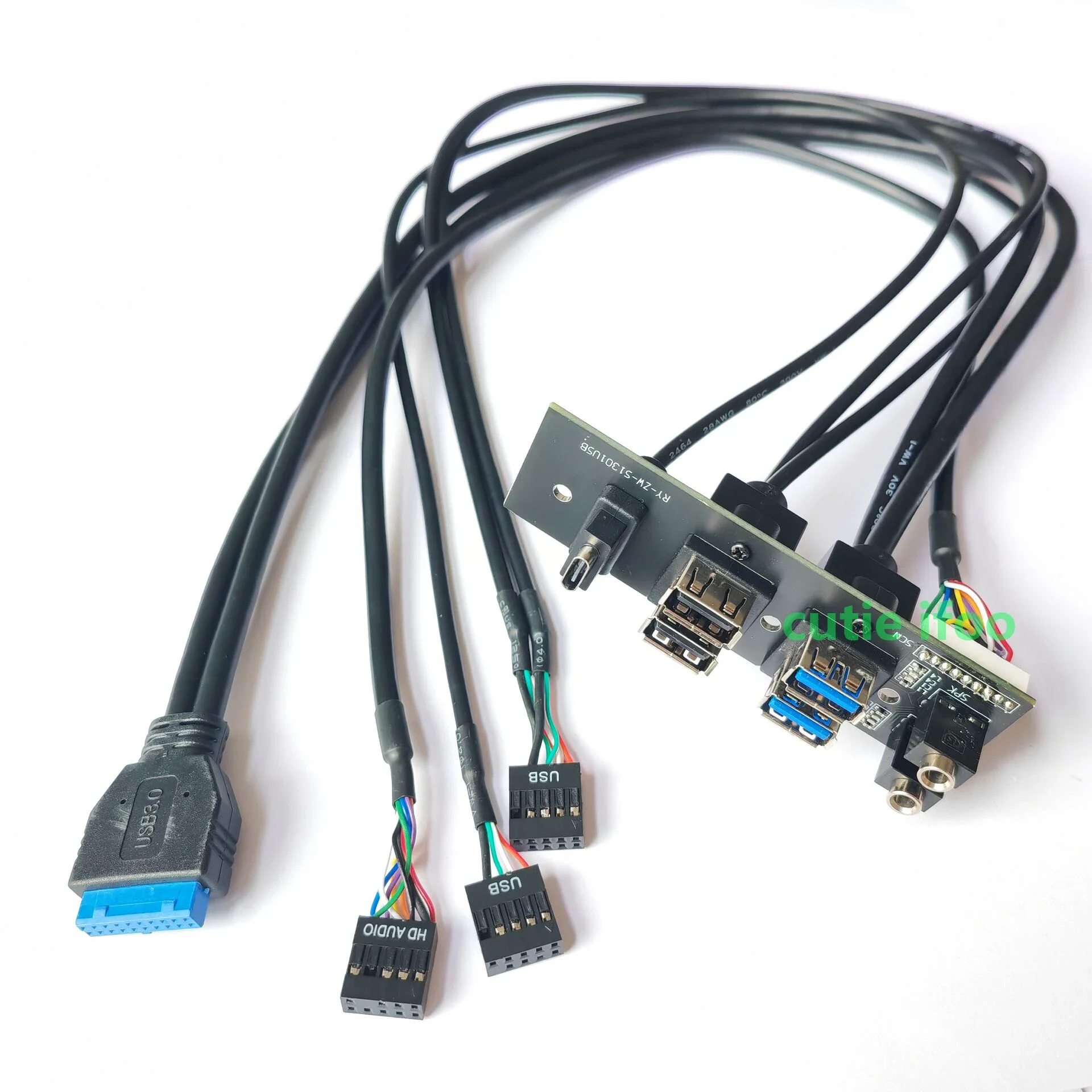 Computer-Motherboard-Extension-Front-Panel-Cable-19Pin-9Pin-To-Type-C-2 ...