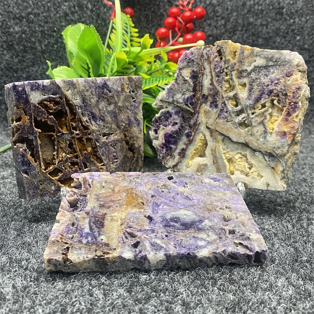 Slate-Crystal-Amethyst-Sphalerite-Natural-Quartz-Geode-Ore-Flakes ...