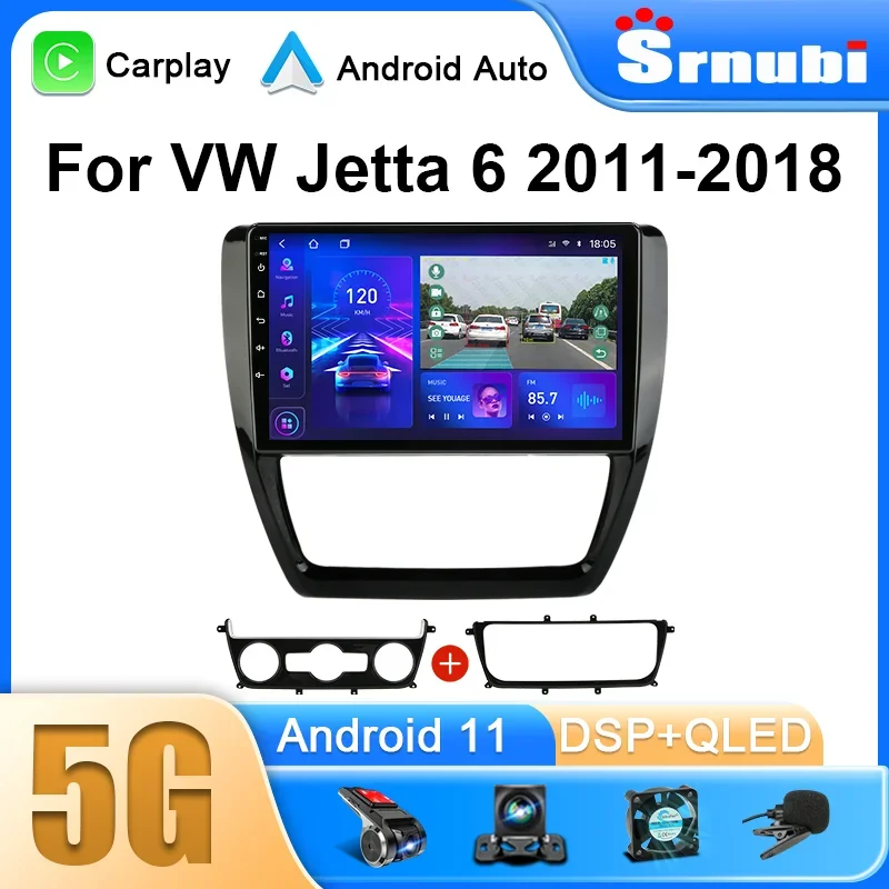 For-Volkswagen-VW-Sagitar-Jetta-6-Bora-2011-2018-Android-12-2Din-Car ...