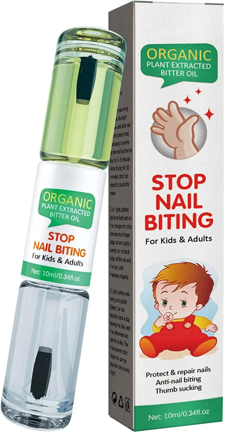No-Bite-Nail-Nail-Biting-Stop-Fingernail-with-Double-Head-Design-Quit ...