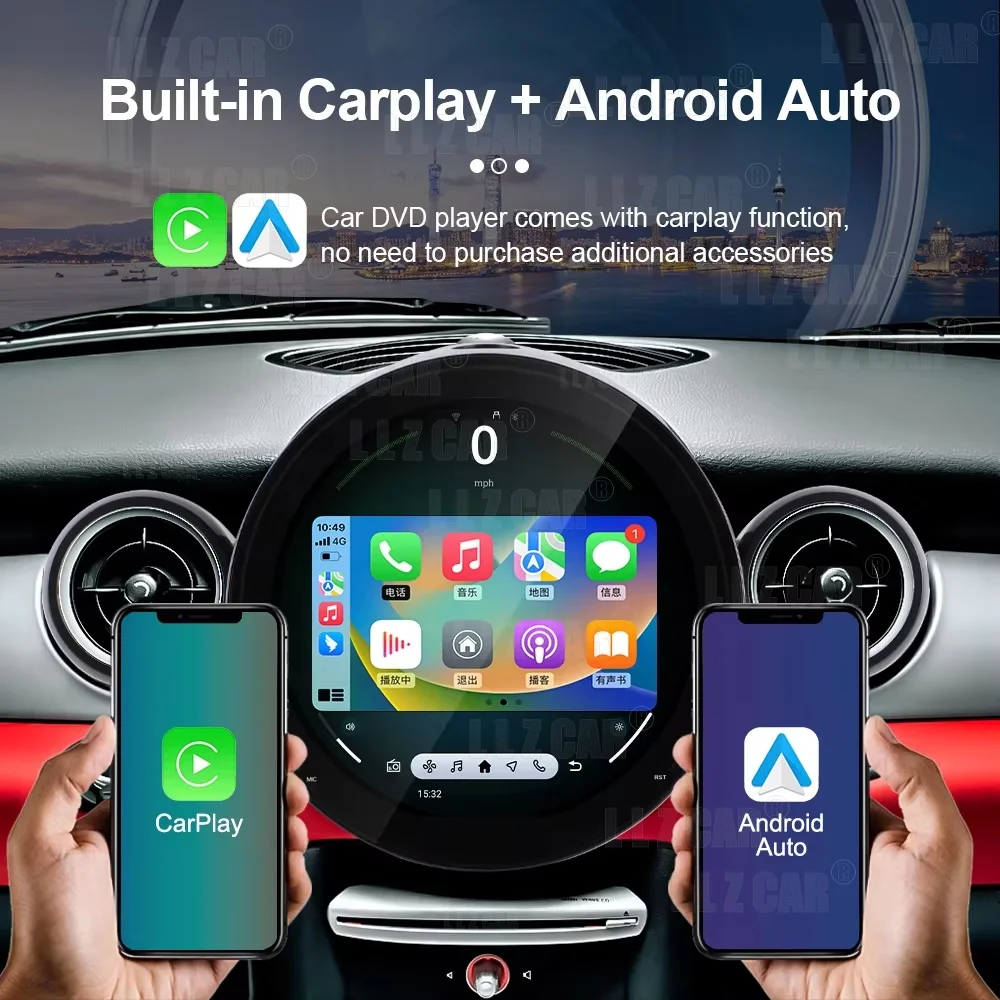 Android Car Radio For BMW mini r56 r60 2007-2016 Stereo Upgrade Touch ...